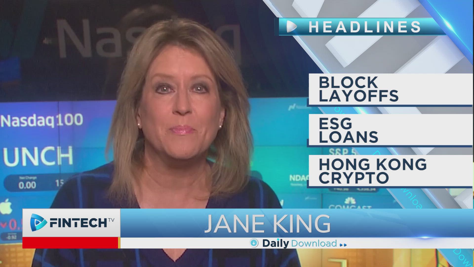 Block layoffs, ESG loans, Hong Kong crypto - FINTECH.TV