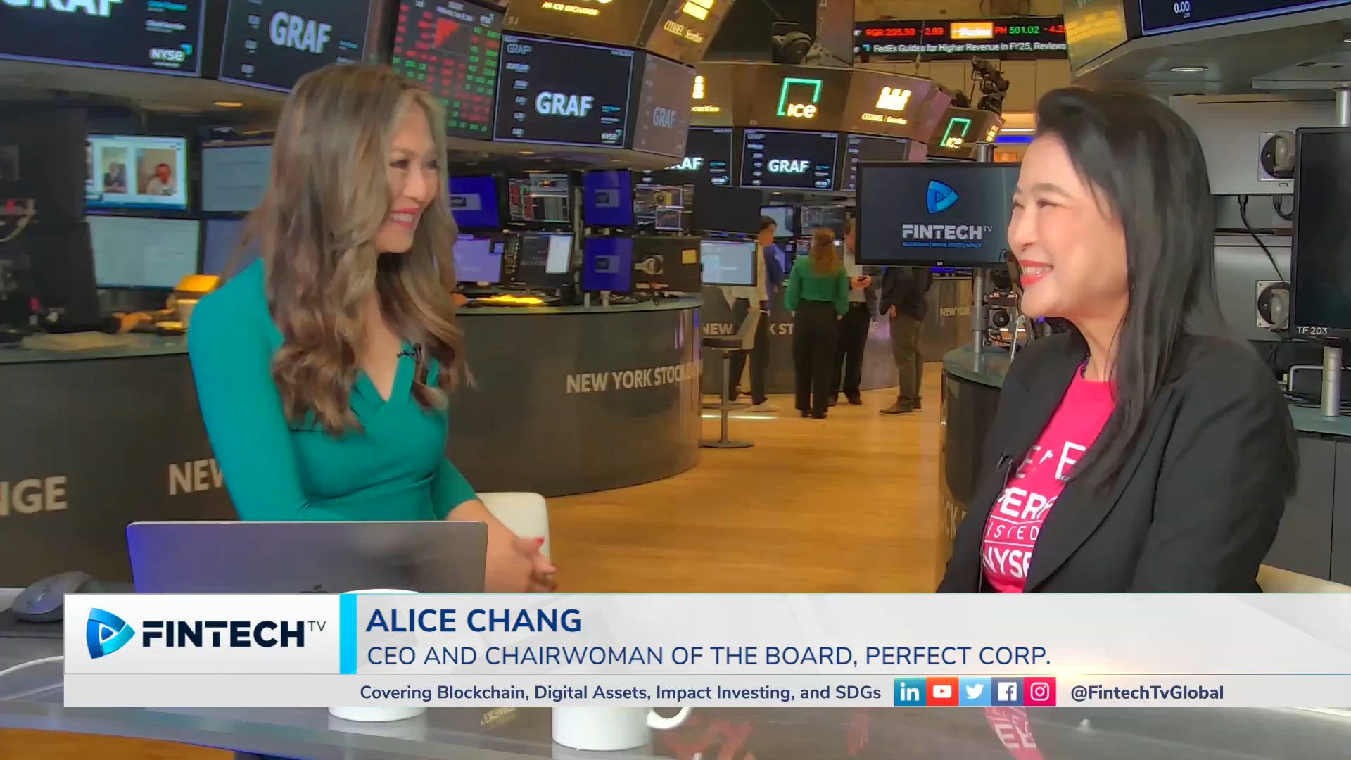 The intersection of fashion and technology Alice Chang, CEO and Chairwoman of the Board, Perfect ...