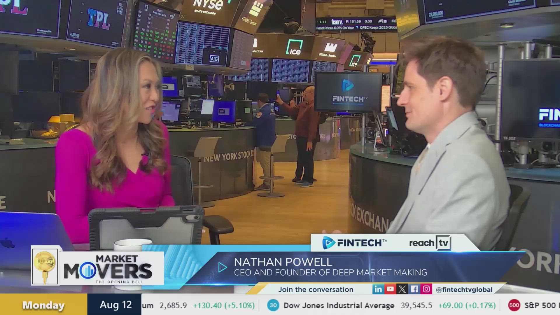 Crypto market trends and Blockchain innovation with Nathan Powell, CEO and Founder, Deep Market ...