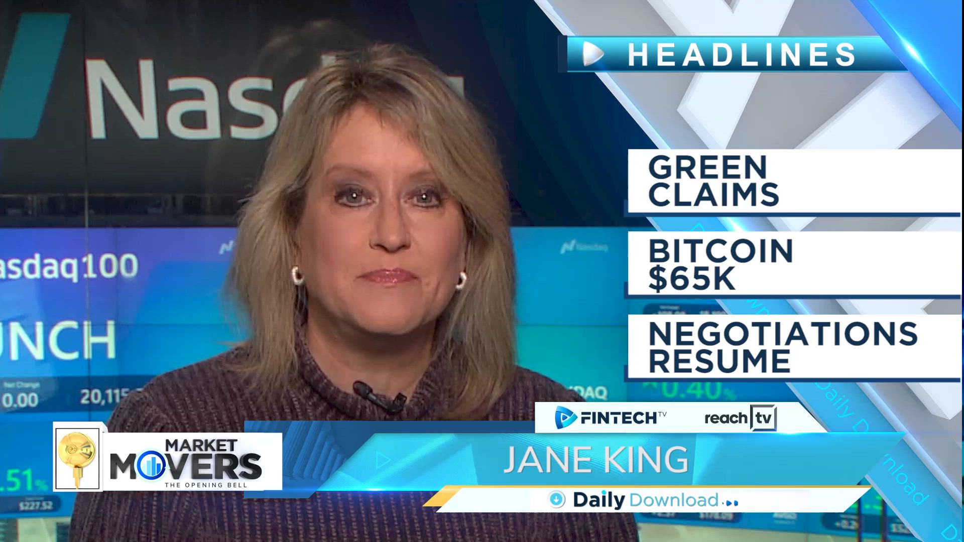 Green claims, Bitcoin surge, and Boeing negotiations resume with Jane King - FINTECH.TV
