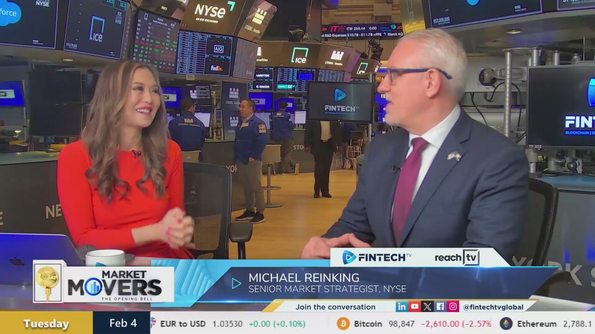 Market's reaction to delayed tariff with Michael Reinking - FINTECH.TV